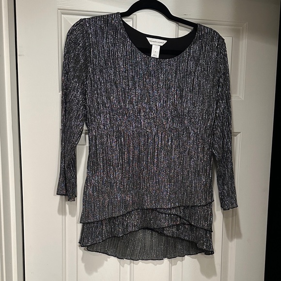 Christopher & Banks | Tops | Christopher And Banks Medium Elegant Black ...